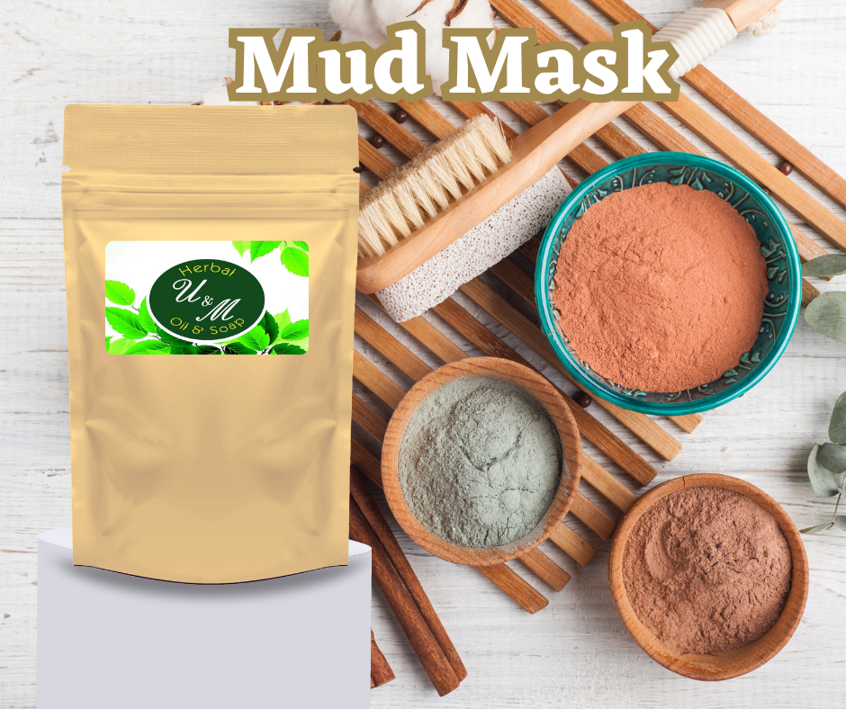 Mud Mask – glowing skin mask – 50gm - U&M Herbals