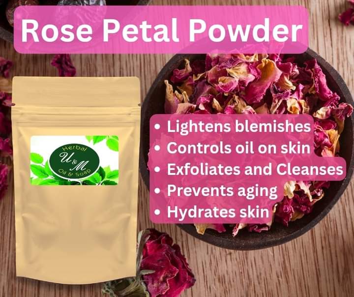 Rose Petal Powder – for hairs and skin – Best For Glowing & Healthy ...