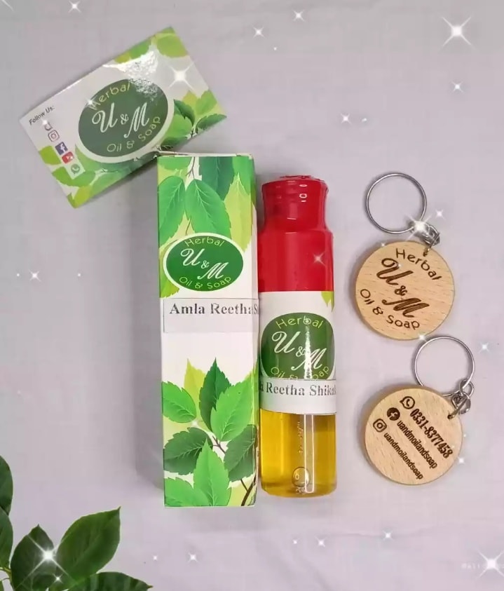 Amla Reetha Shikakai Oil – Hair Oil – for smooth and silky hair – 110ml ...